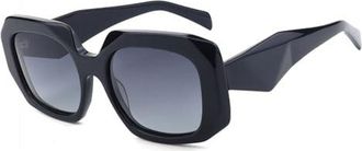 Generic Lunettes De Soleil Photo Polaris&eacute;es &Agrave; Grand Cadre For Hommes Et Femmes UV400 Lunettes De Soleil De Plage De Vacances De F&ecirc;te(Black)