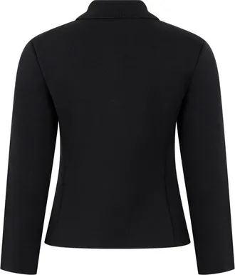 Saint Laurent Wool Button-Front Jacket - Black
