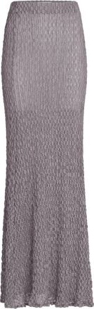 Silvia Tcherassi jupe longue Ciji texturée - Gris