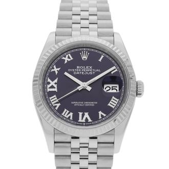 Rolex Uhren - Datejust - Gr. unisize - in Lila - für Damen