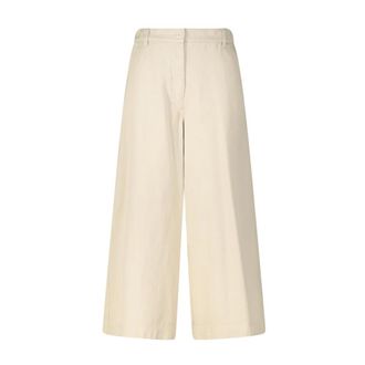 Max Mara Wide Hosen - - Trousers - Damen - Beige - 2XL