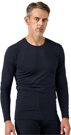 Lapasa Haut Thermique Homme Maillot de Corps à Manches Longues sous-Vêtements Chauds Automne/Hiver M09 Bleu Marine (1 Haut) S