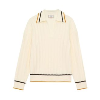 Ines De La Fressange Damen, Strickwaren, Beige, XSGr&ouml;&szlig;e
