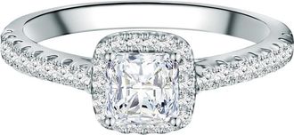 Trilani Ring - Sterling Silber Ring Zirkonia - Gr. 48 - in Silber - f&uuml;r Damen