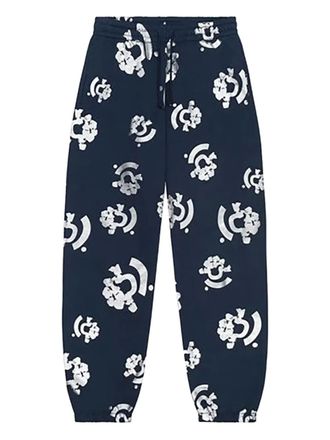Denim Tears Bstroy Tears graphic track pants - Bleu