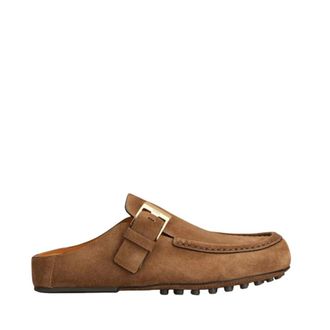 Tod's Femme, Chaussures, Brun, Taille: 38 EU Suede Mule