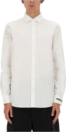 Moschino Homme, Chemises, Blanc, Taille: XL Casual Chemises