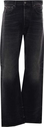 Haikure Straight Leg Jeans - Schwarz