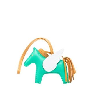 Herm&egrave;s unisex, Pre-owned, Vert, Taille: ONE Size Pre-owned Rodeo Pegase Bag Charm