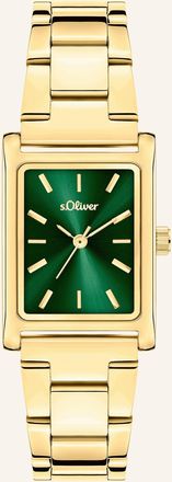 s.Oliver S.Oliver Armbanduhr Aus Edelstahl gold
