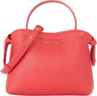 Valentino Handtasche Umh&auml;ngetasche Femke Shopping Bag Rosso Scuro rot