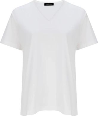 Fabiana Filippi Femme, Tops, Blanc, Taille: 42 FR T-shirt