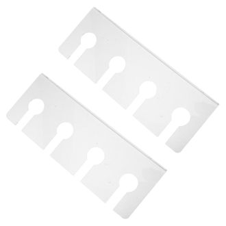 Valiclud HEALEEP 2 St&uuml;ck Klarer Acryl Weinglashalter zur Wand Unterschrankmontage Platzsparender Wand weinglashalter f&uuml;r K&uuml;che Bar Restaurant Stilvolle Aufbewa