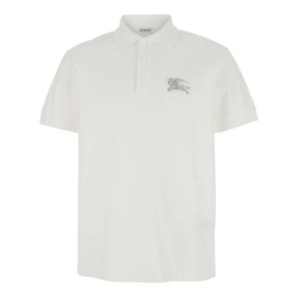 Burberry Homme, Tops, Blanc, Taille: 2XL EKD Polo