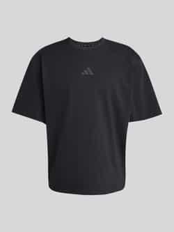 adidas Oversize Sport-T-Shirt aus Baumwoll-Mix mit Logo-Print