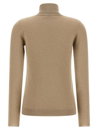 Brunello Cucinelli Sparkling Cashmere Silk Sweater - Beige