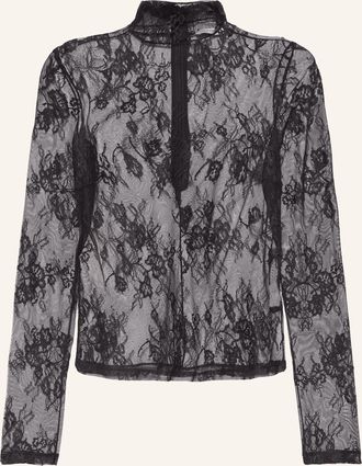 Patrizia Pepe Patrizia Pepe Longsleeve Aus Spitze schwarz