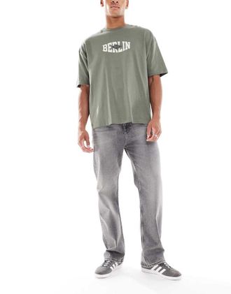 Tommy Jeans Otis - Jean droit standard - Gris d&eacute;lav&eacute;