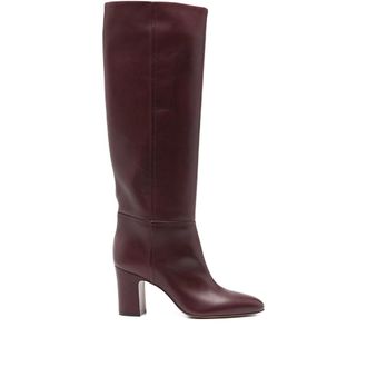 PARIS TEXAS 70mm Leather Block-heel Boots