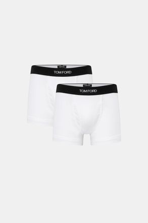 Tom Ford Herren - Boxershorts 2er-Set wei&szlig;