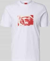 HUGO BOSS Regular Fit T-Shirt aus reiner Baumwolle Modell Dirom