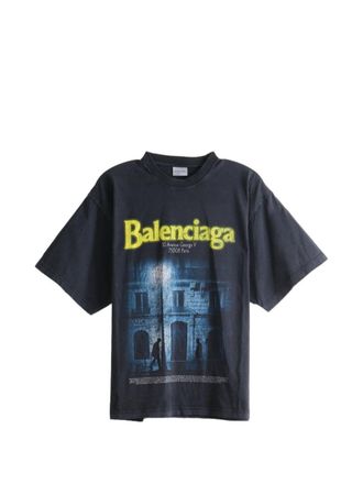 Balenciaga T-shirt en coton imprim&eacute;
