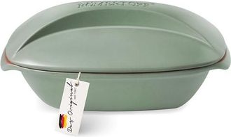 Römertopf Römertopf Bräter CULINARIO für 4 Personen - 3 Liter Schmortopf mit Deckel aus Keramik - Zum Schmoren, Braten und Dampfgaren - Backofengeeignet