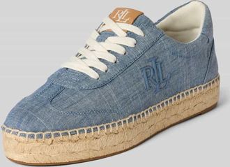 Lauren Ralph Lauren Low Top Sneaker mit Espadrille-Sohle