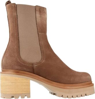 Yellow Femme, Chaussures, Brun, Taille: 38 EU Bottines à Talons Chisia