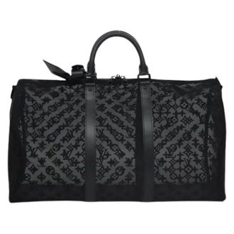 Louis Vuitton unisex, Pre-owned, Noir, Taille: ONE Size Sac Week-end en Nylon Pre-owned