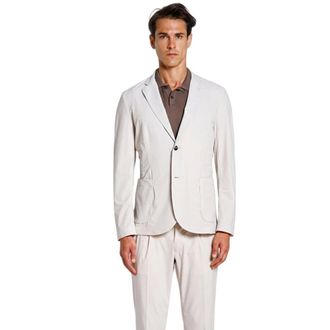 Mason's Homme, Vestes, Beige, Taille: M Da Vinci Tech Dynamic Blazer