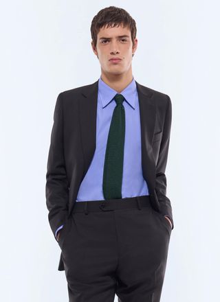 Fursac Veste de costume ajustée en toile - Taille 44 - Homme