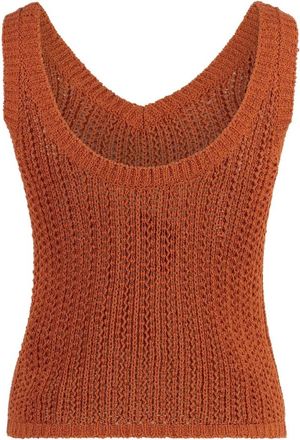Max Mara Femme, Pulls, Orange, Taille: 42 FR Arrigo Knitted Top