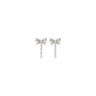Self Portrait Womens Silver Brass Earrings
