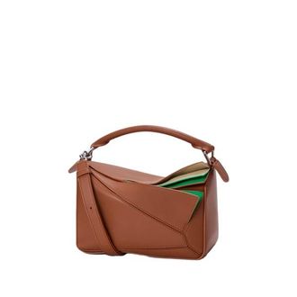 Loewe Petit sac Puzzle &agrave; superpositions en cuir de veau classique