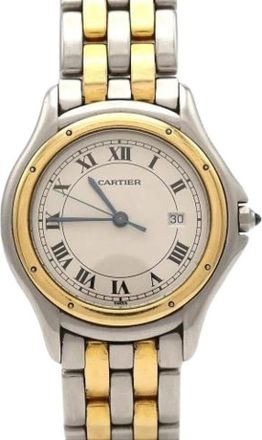 Cartier Montre vintage Pre-owned - Homme - Pre-owned - Blanc - Taille: ONE Size