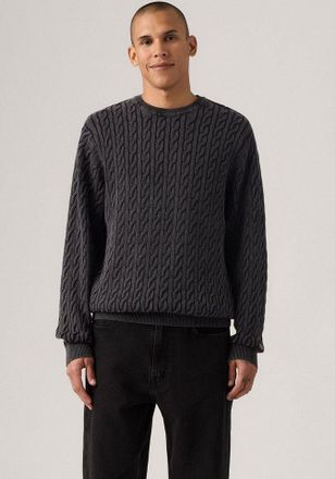 Levi's Rundhalspullover LV PRESIDIO mit Zopfmuster