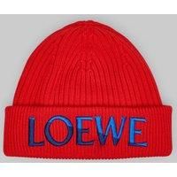 Loewe Beanie In Wool And Cashmere Blend