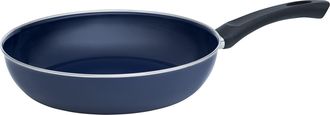 Riess Omas Emaillepfanne, 28 cm Durchmesser, CLASSIC, Emaille, Dunkelblau, Bratpfanne, 6.5cm hoch