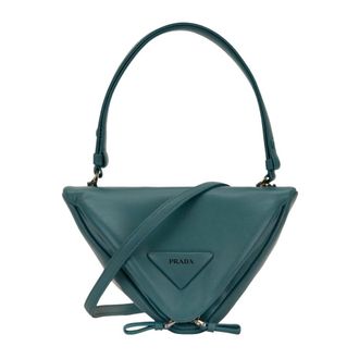 Prada Triangle Schultertasche - - Bags - Damen - Gr&uuml;n - ONE SIZE