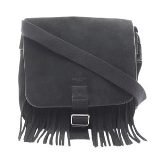 Saint Laurent Pre-owned Wildleder-Umh&auml;ngetasche - - Pre-owned - Damen - Schwarzk - ONE SIZE
