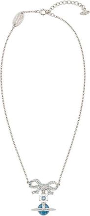 Vivienne Westwood Octavie Anh&auml;nger Halskette - - Accessories - Damen - Grau - ONE SIZE
