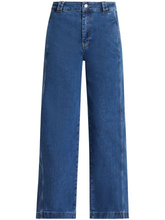 Lacoste Jeans mit weitem Bein - Blau