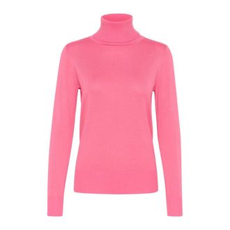 Saint Tropez Rollkragenpullover Chateau Rose - - Knitwear - Damen - Rosa - XL