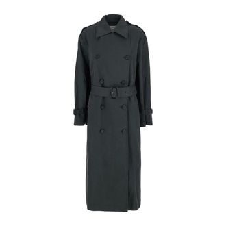 Toteme Femme, Manteaux, Noir, Taille: 34 FR Crisp Summer Trench