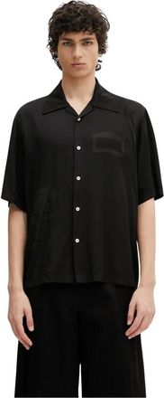 Aries Homme, Chemises, Noir, Taille: M Short Sleeve Chemises