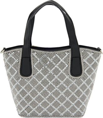 Faina Handtasche Handtasche Frauen Schwarz Silber