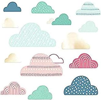 RoomMates Wolken mit Spiegel