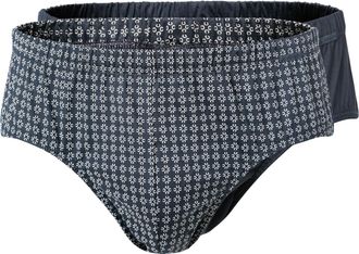 CALIDA Herren Slips blau Reine Baumwolle Gemustert,unifarben