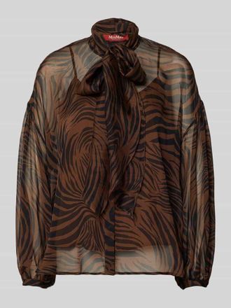 Max Mara Relaxed Fit Seidenbluse mit Schluppe Modell BALLATA